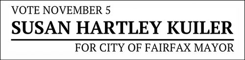 Susan Hartley Kuiler – For Fairfax City Mayor Election 2024